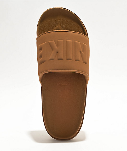 Nike Offcourt British Tan Slide Sandals | Zumiez