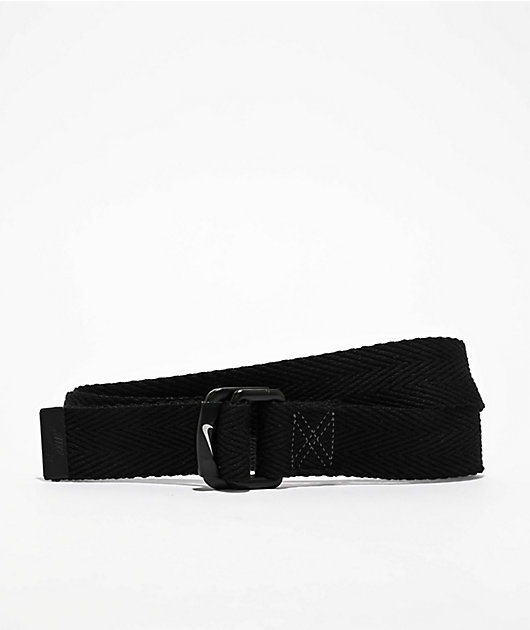 Nike SB D-Ring Black Belt | Zumiez