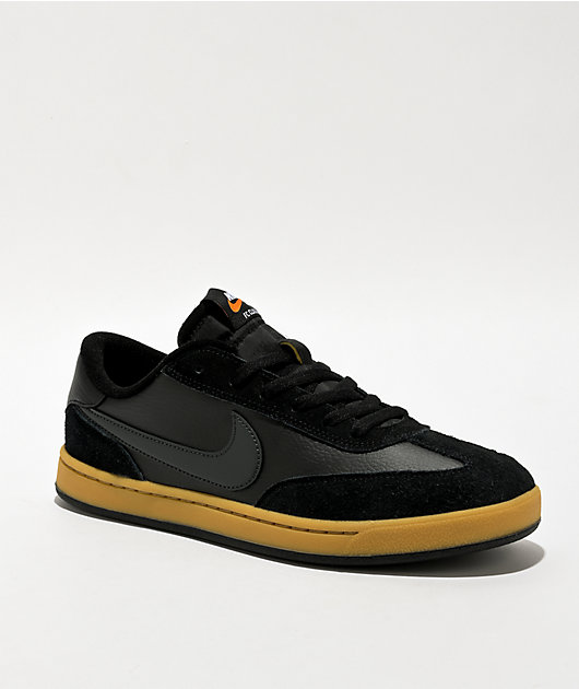 Nike SB FC Classic Black & Gum Skate Shoes | Zumiez