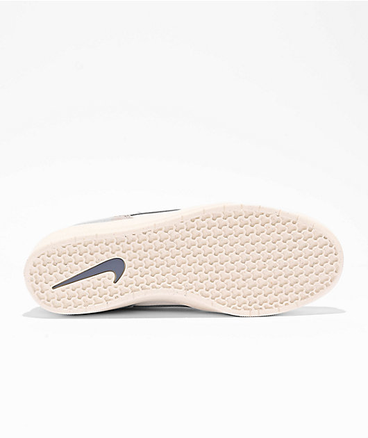 Nike SB Force 58 White, Ashen Slate & Sail Skate Shoes | Zumiez