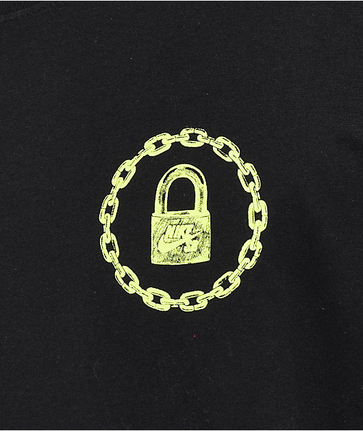 Nike SB On Lock Black T-Shirt | Zumiez