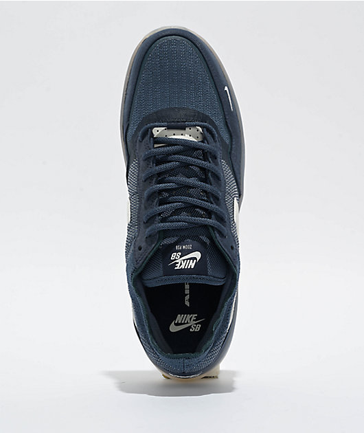 Nike SB PS8 Obsidian & Phantom Blue Skate Shoes | Zumiez
