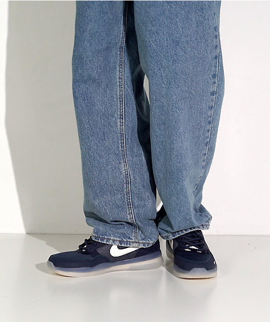 Nike SB PS8 Obsidian & Phantom Blue Skate Shoes | Zumiez