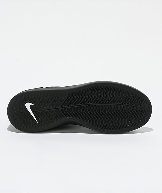 Nike SB Zoom Nyjah 4 Black & White Skate Shoes | Zumiez