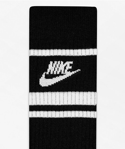 Nike Sportswear 3 Pack Black Socks | Zumiez