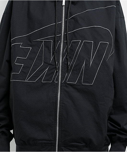 Nike Sportswear Black Oversized Dance Jacket | Zumiez
