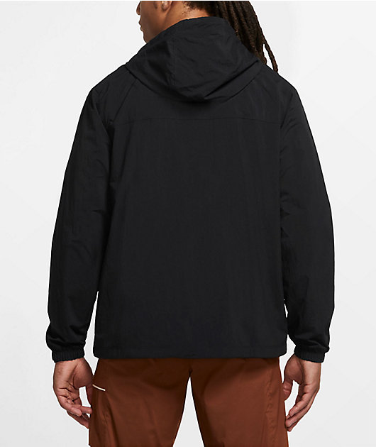 Nike Woven Black Zip Jacket | Zumiez