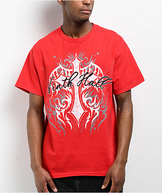 Ninth Hall Bless Up Red T-Shirt | Zumiez