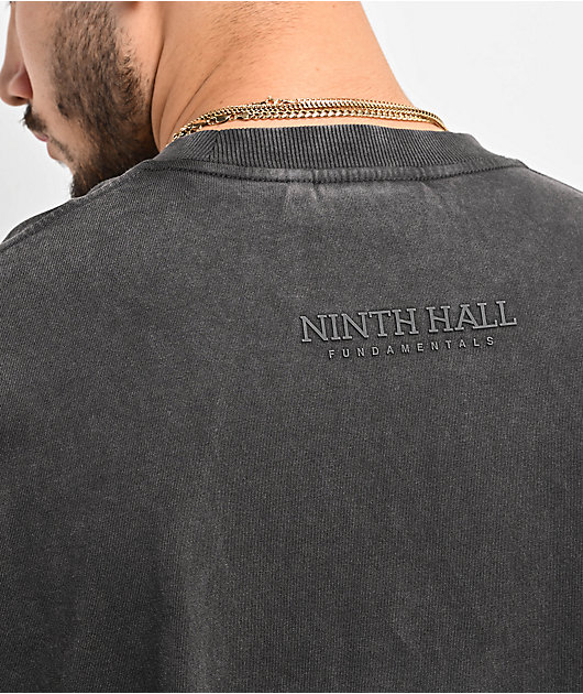 Ninth Hall Fundamentals Black Oversized T-Shirt | Zumiez