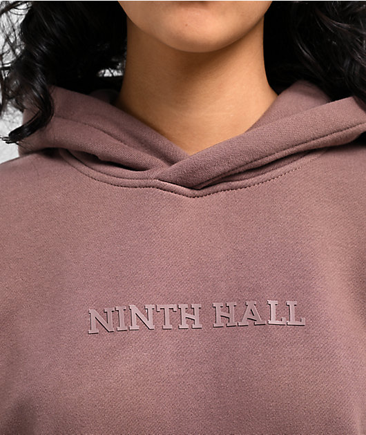 Ninth Hall Fundamentals Geena Deep Taupe Hoodie | Zumiez