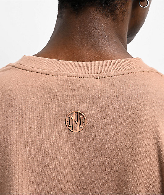 Ninth Hall Fundamentals Logo Chantrelle Long Sleeve Oversized T-Shirt ...