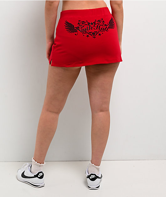 Ninth Hall Khloe Jester Red Skirt | Zumiez