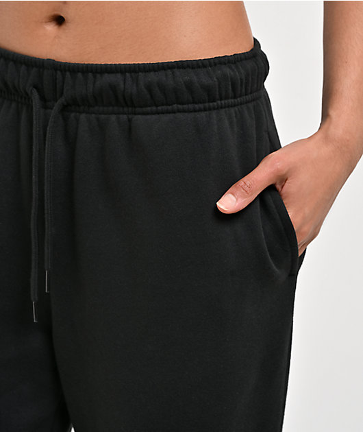 Ninth Hall MTT Black Wide Leg Sweatpants | Zumiez