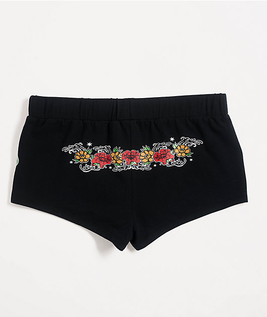 Ninth Hall Mimi Dragon Black Lounge Shorts | Zumiez