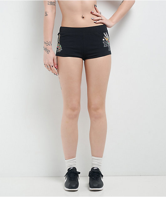 Ninth Hall Mimi Dragon Black Lounge Shorts | Zumiez