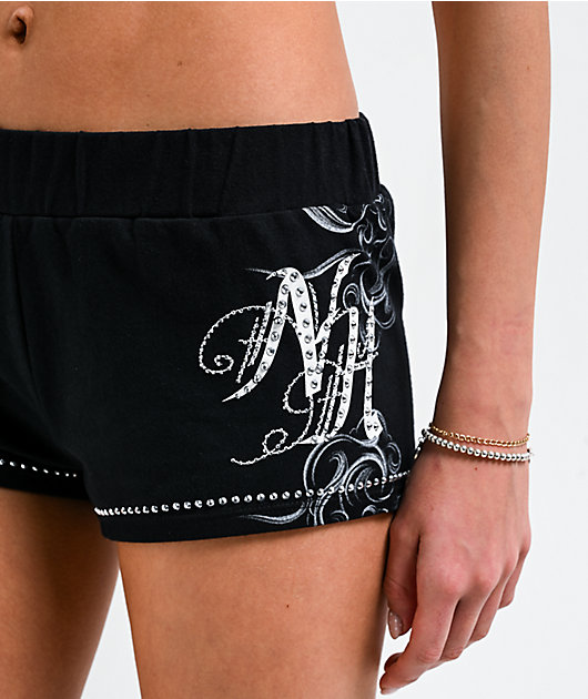 Ninth Hall Mimi Shadow Dragon Black Micro Shorts | Zumiez