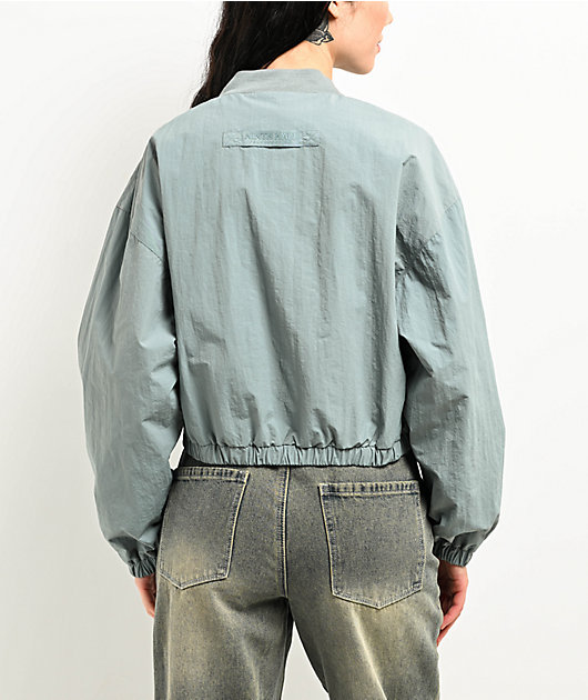 Ninth Hall Nyla Lead Nylon Bomber Jacket | Zumiez