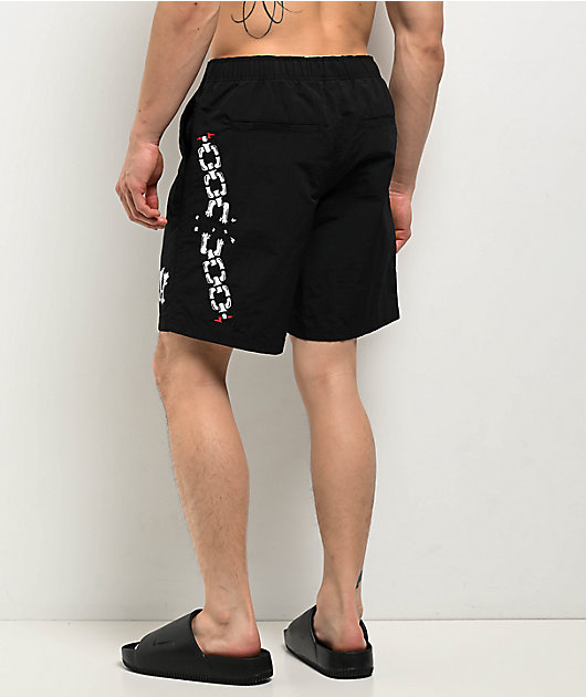 Ninth Hall Panther Black Board Shorts | Zumiez
