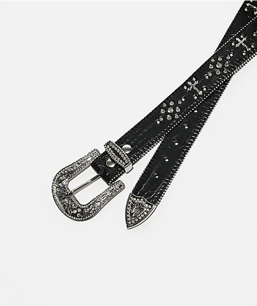 Ninth Hall Silas Western Black Belt | Zumiez