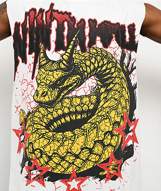 Ninth Hall Snarky White Tank Top | Zumiez