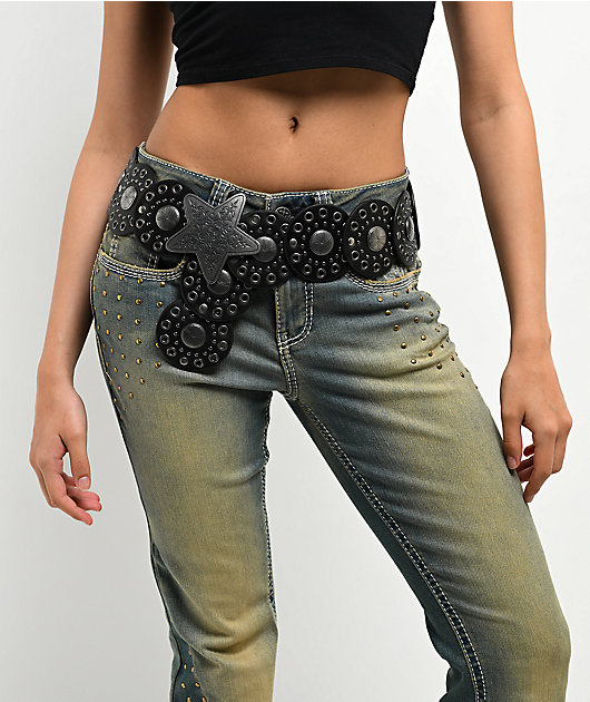 Ninth Hall Soleil Disc Western Black Belt | Zumiez