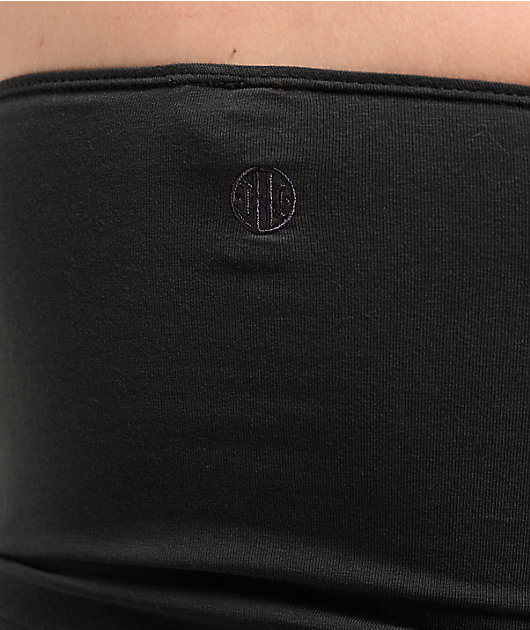 Ninth Hall Tirza Dark Grey Shrug Crop Halter Top Set | Zumiez