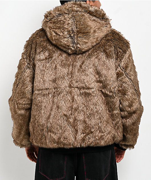 Ninth Hall Trip Black & Faux Fur Reversible Jacket | Zumiez