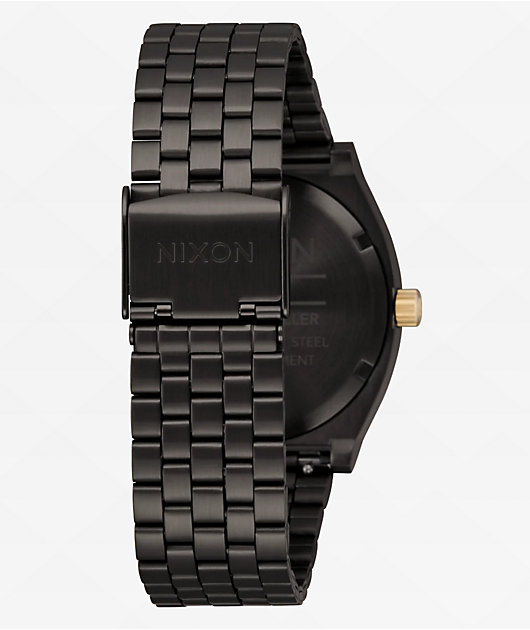 Nixon Time Teller Gunmetal & Blackberry Analog Watch | Zumiez