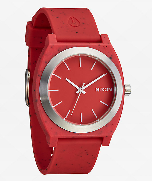Nixon Time Teller OPP Red Analog Watch | Zumiez