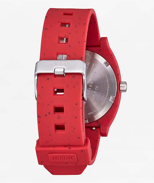 Nixon Time Teller OPP Red Analog Watch | Zumiez