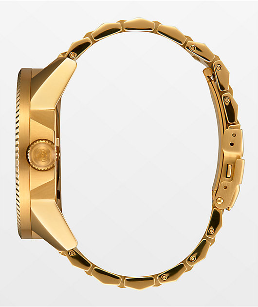 Nixon x 2PAC Corporal Gold Analog Watch | Zumiez