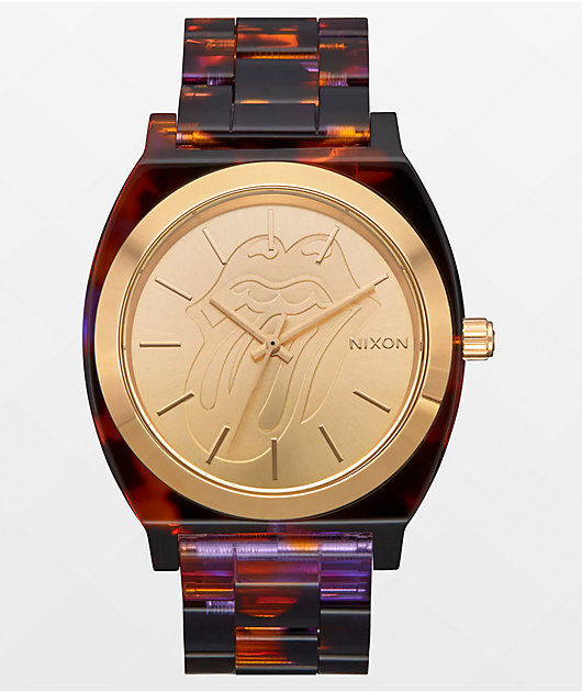 Nixon x The Rolling Stones Time Teller Acetate Watch | Zumiez