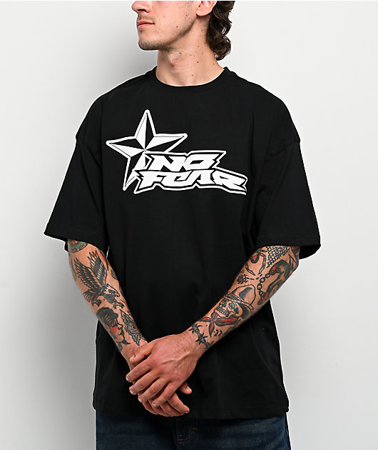 No Fear Star Black T-Shirt | Zumiez