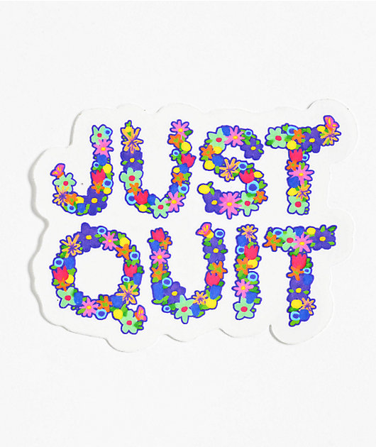 NoHours Just Quit Sticker | Zumiez