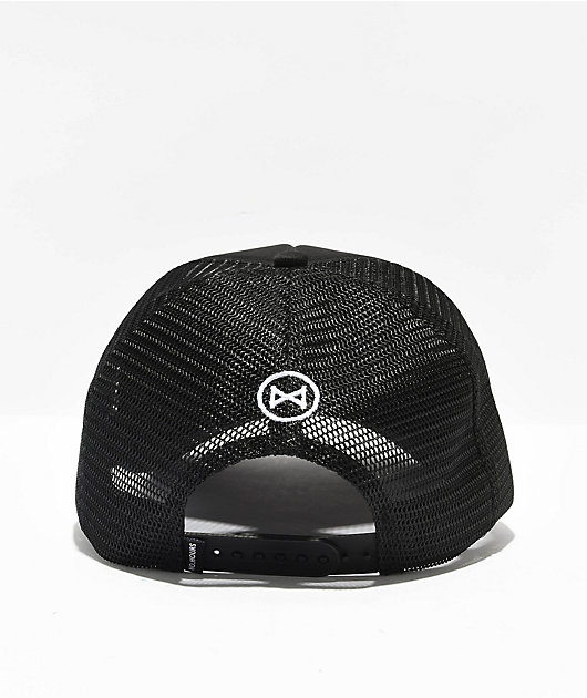 NoHours Psychedelic Sounds Black Trucker Hat | Zumiez