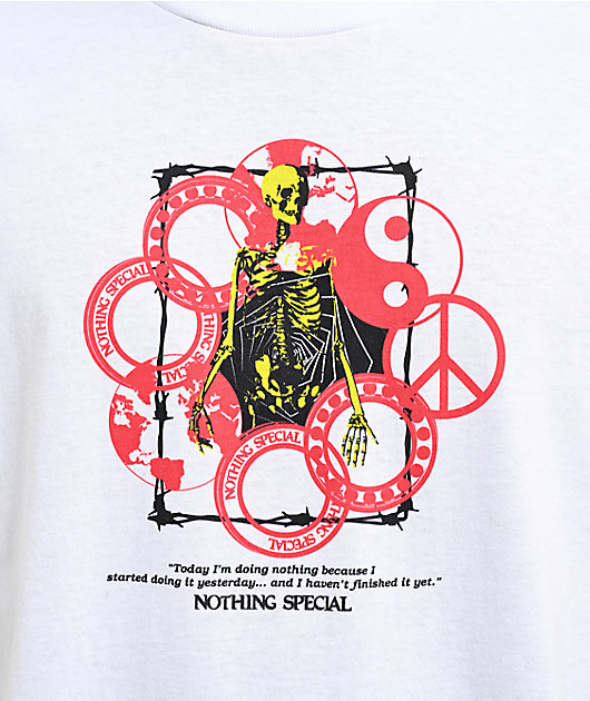 Nothing Special Doing Nothing White T-Shirt | Zumiez