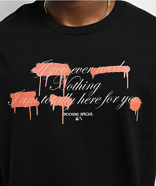 Nothing Special Need Nothing Black T-Shirt | Zumiez