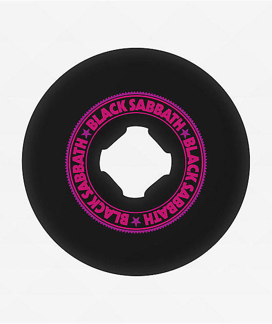 OJ x Black Sabbath Paranoid Chubbies 56mm 99a Black Skateboard Wheels ...