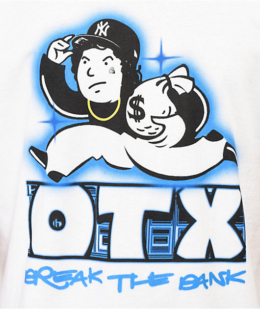 OTX BOYZ Break The Bank Graffiti White T-Shirt | Zumiez