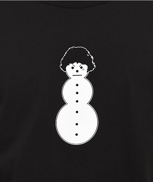 OTXBOYZ OhGeesy Snowman camiseta negra