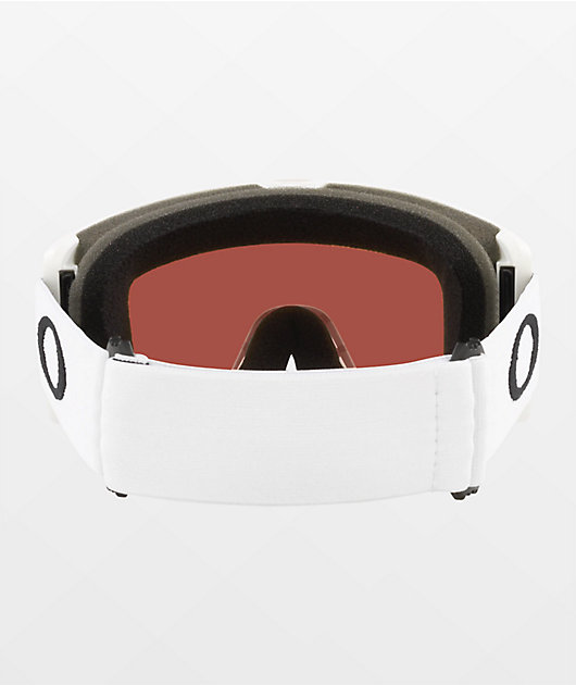 Oakley Target Line L Prizm Dark Grey & Matte White Snowboard Goggles ...