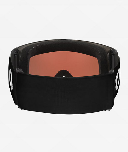 Oakley Target Line M Fire Iridium & Matte Black Snowboard Goggles | Zumiez
