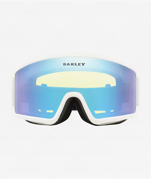 Oakley Target Line M High Intensity Yellow & Matte White Snowboard ...