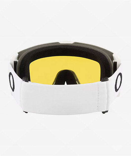 Oakley Target Line M High Intensity Yellow & Matte White Snowboard ...