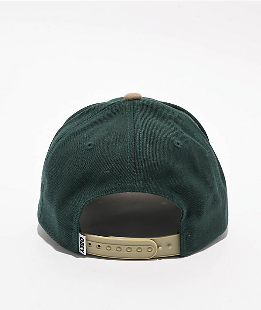 Obey 2 Tone Spruce & Tan Snapback Hat | Zumiez
