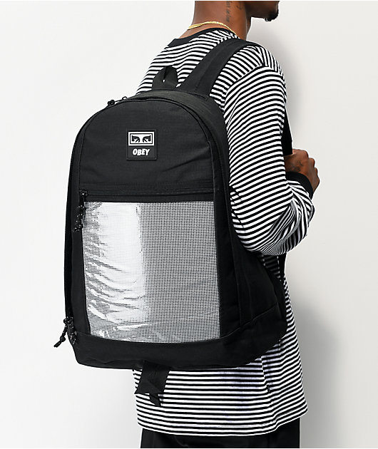 Obey Conditions Black Backpack | Zumiez