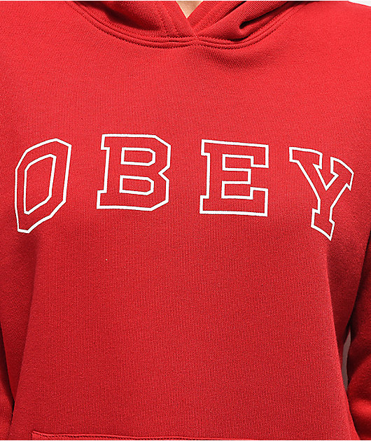 Red Obey Sweaters