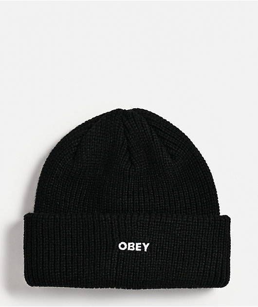 Obey Future Black Beanie | Zumiez