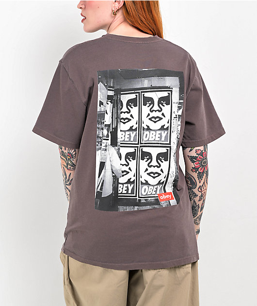 Obey Icon Photo Java T-Shirt | Zumiez