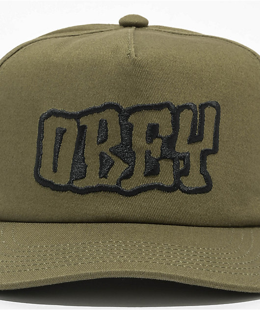 Obey OG Olive Snapback Hat | Zumiez